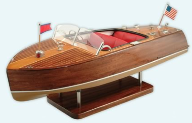 Dioramas and Clever Things: Runabouts - vintage speedboat models