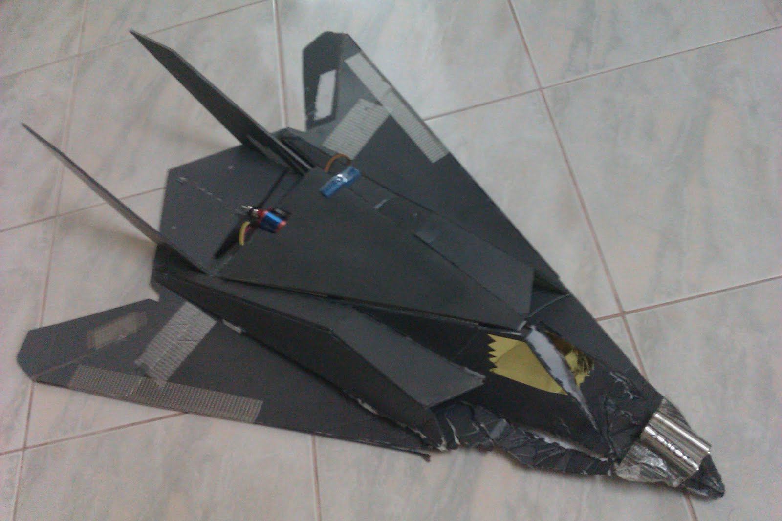 Newly Blogged: DIY Depron Stealth F117
