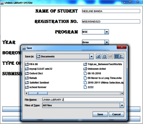 JOHN CHAMDIMBA: LIBRARY SYSTEM INTERFACE-BY JOHN CHAMDIMBA