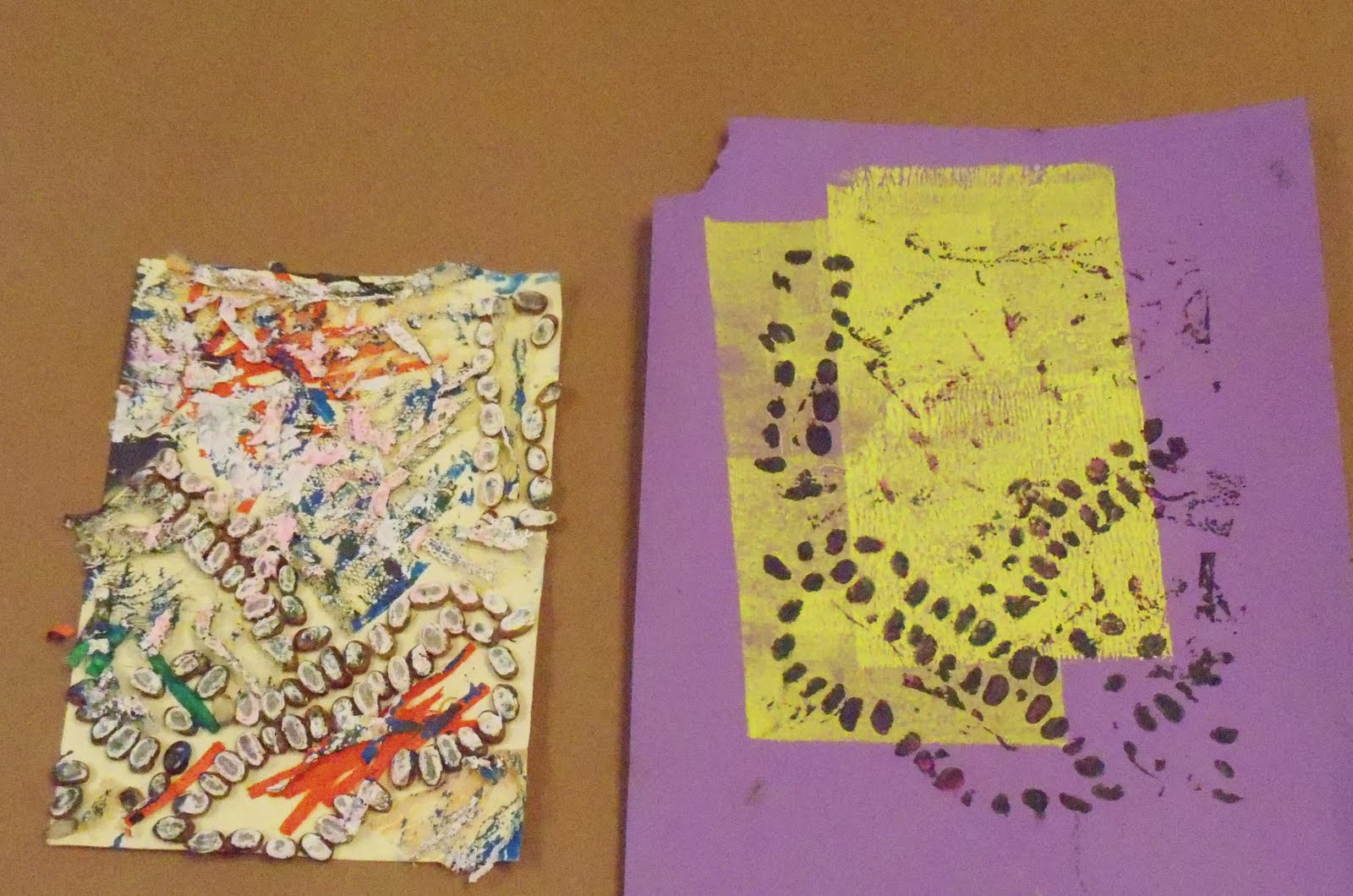 Hands, Head 'n Heart in the Artroom: Collagraphs