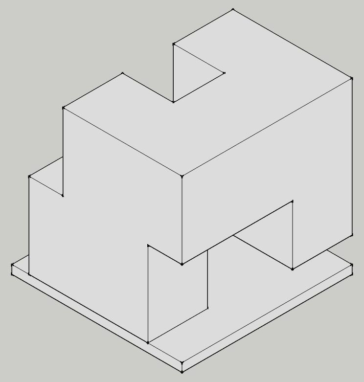 KRISTIN HARRIS - ARCH1101: AXONOMETRIC SKETCHUP MODELS