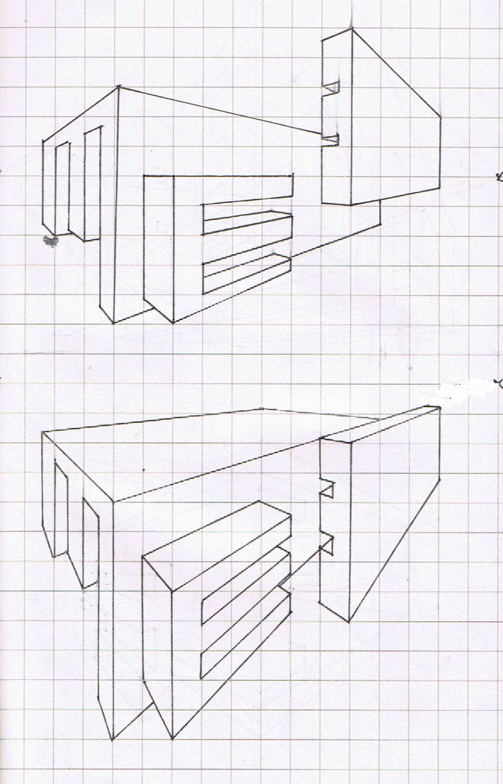 KRISTIN HARRIS - ARCH1101: TWO POINT PERSPECTIVES