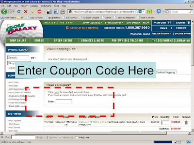Golf Galaxy Coupon Code 15% OFF