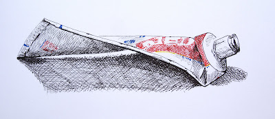 ART OF A NOMAD: EDM 275 Draw a tube of toothpaste