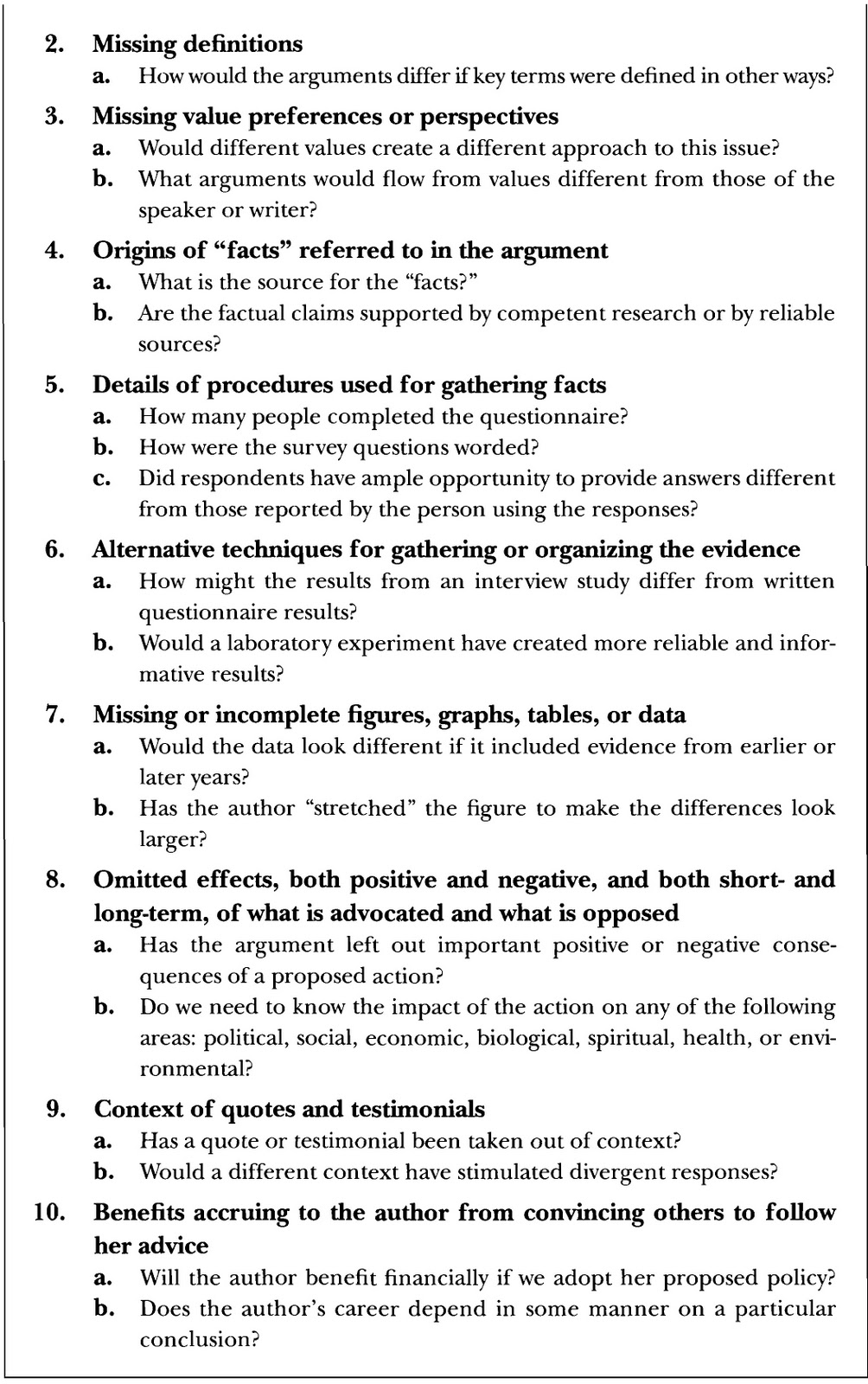 Critical Reading: WHAT SIGNIFICANT INFORMATION IS OMITTED in the way of ...