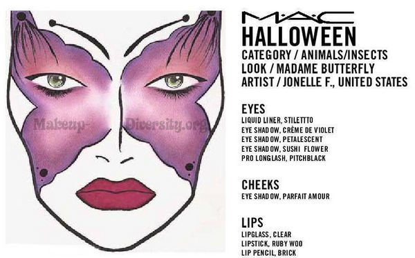 Make Up Bandit: MAC Halloween Face Charts: Part Three