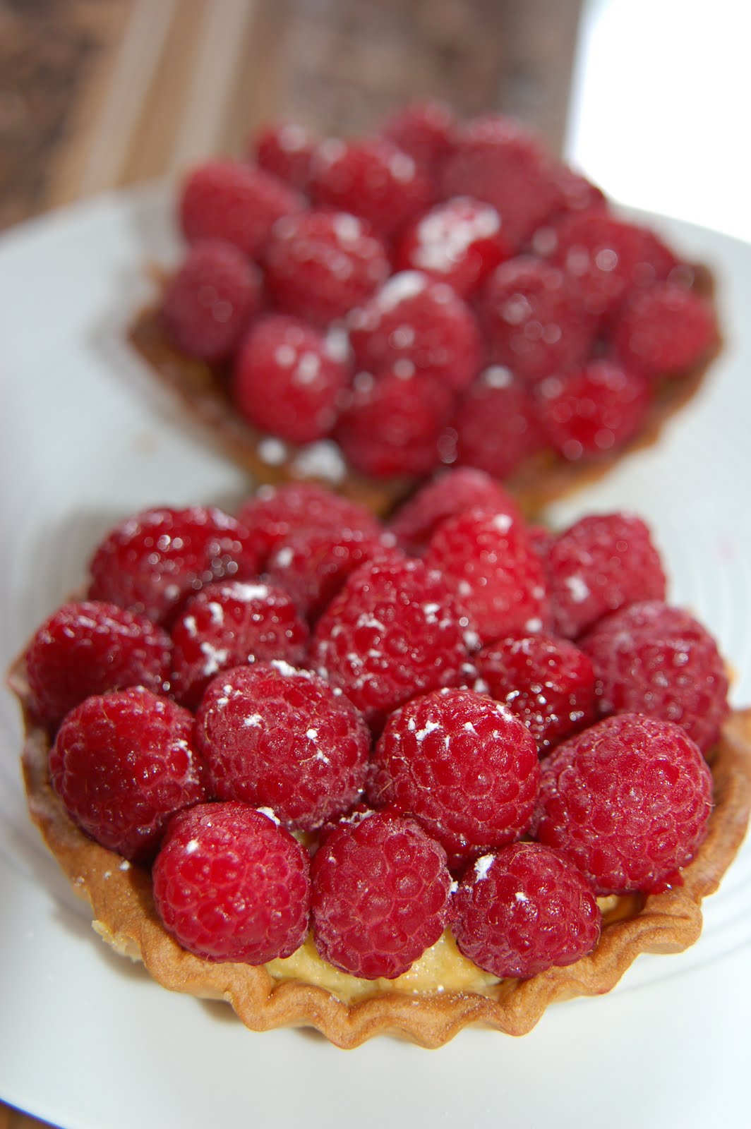 Croque en bouche !: Tartelettes amandine aux framboises