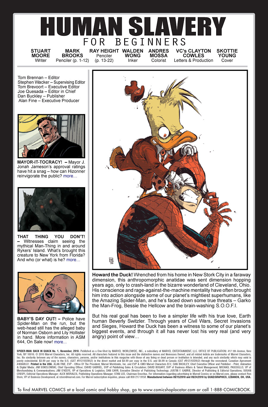 .: HQ Preview-"Spider-Man: Back in Quack #1"