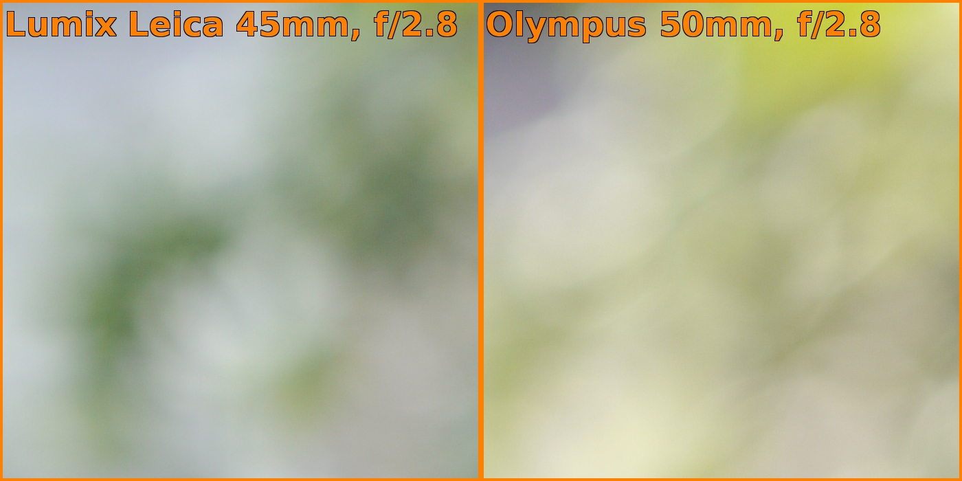 Micro 4/3rds Photography: Bokeh comparison, ZD50 and PL45