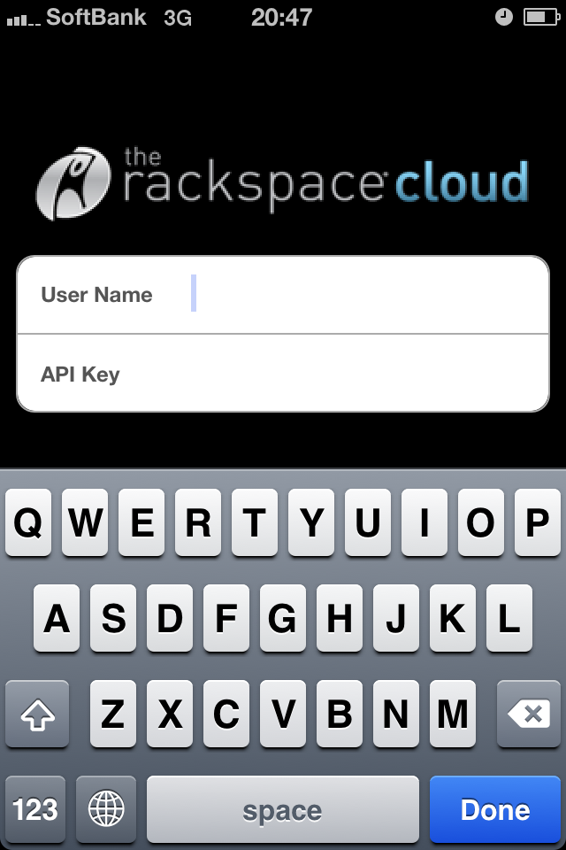 Rackspace Cloud導入記その6(iPhoneアプリを使う！) - okochangの馬鹿でありがとう