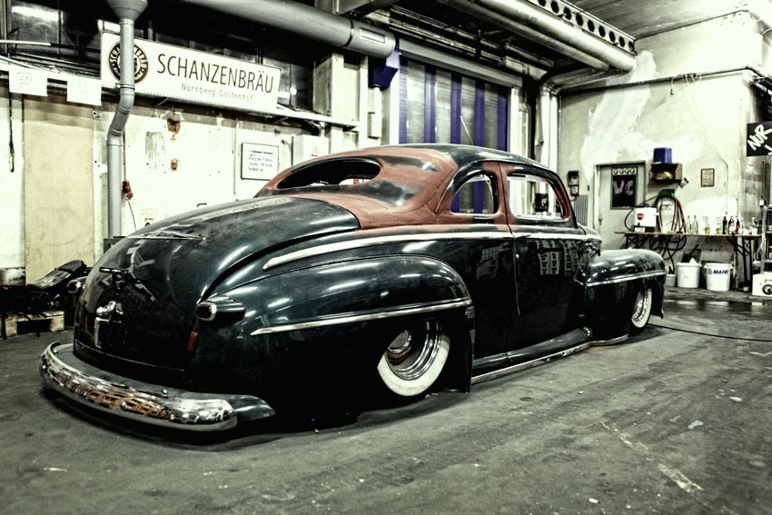LOWTECH | traditional hot rods and customs : how to chop a 1947 ford