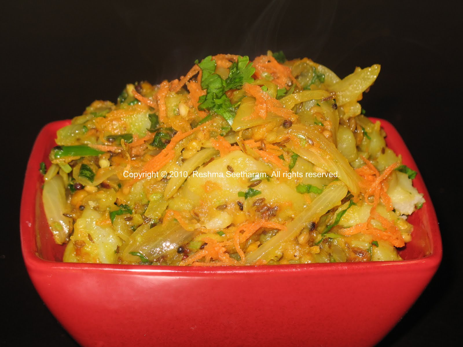 Aloo Palya (Spicy potato fry)