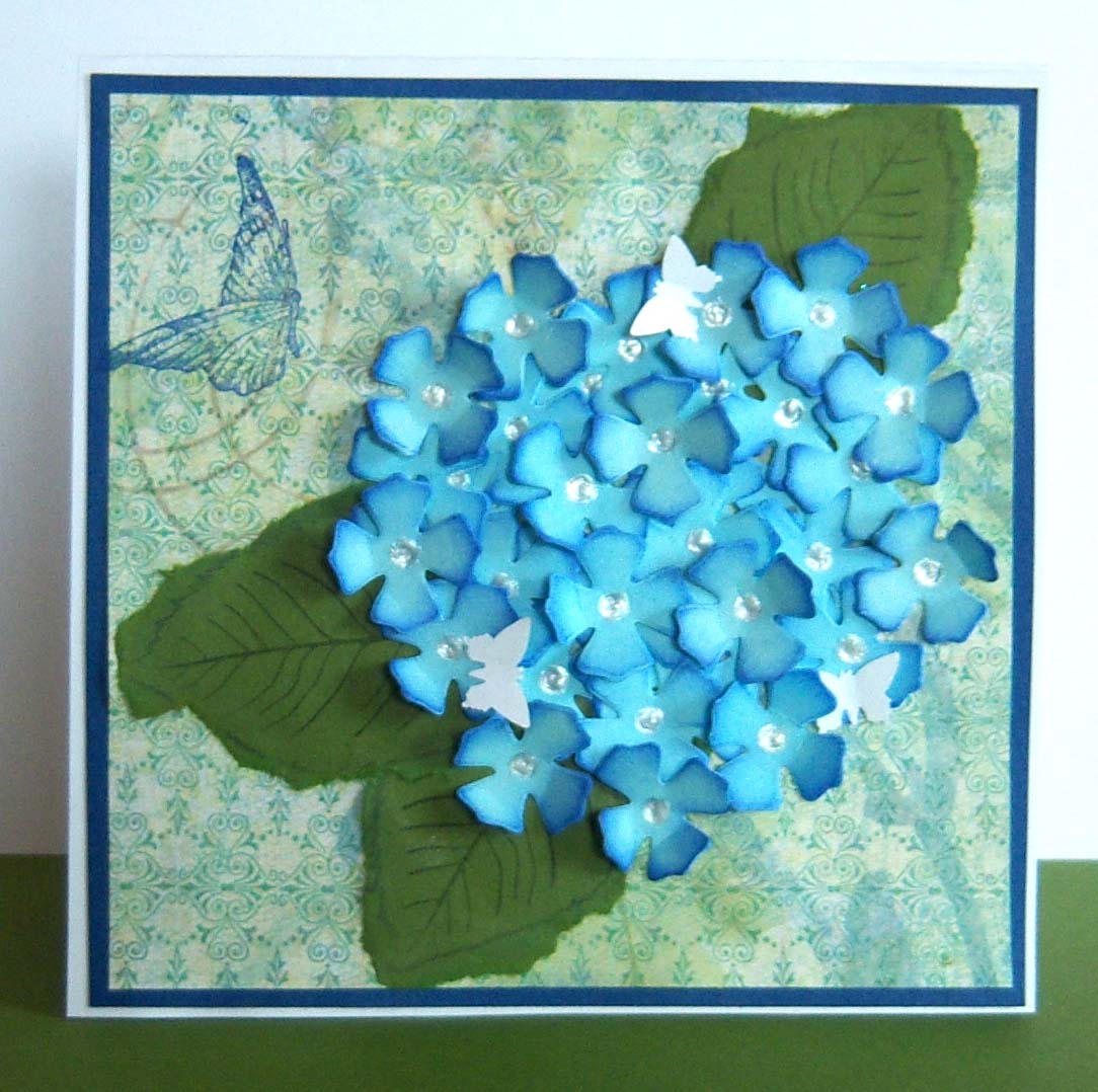 Shoregirl's Creations: Hydrangea Card