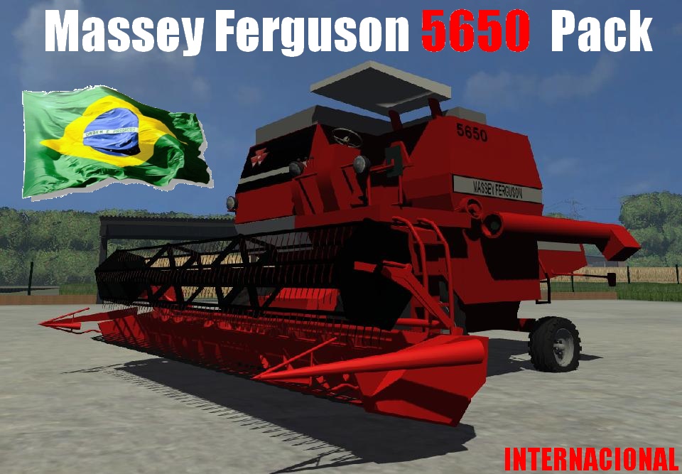 Massey Ferguson 5650 Pack ~ Farming-Simulator 2009 Brasil