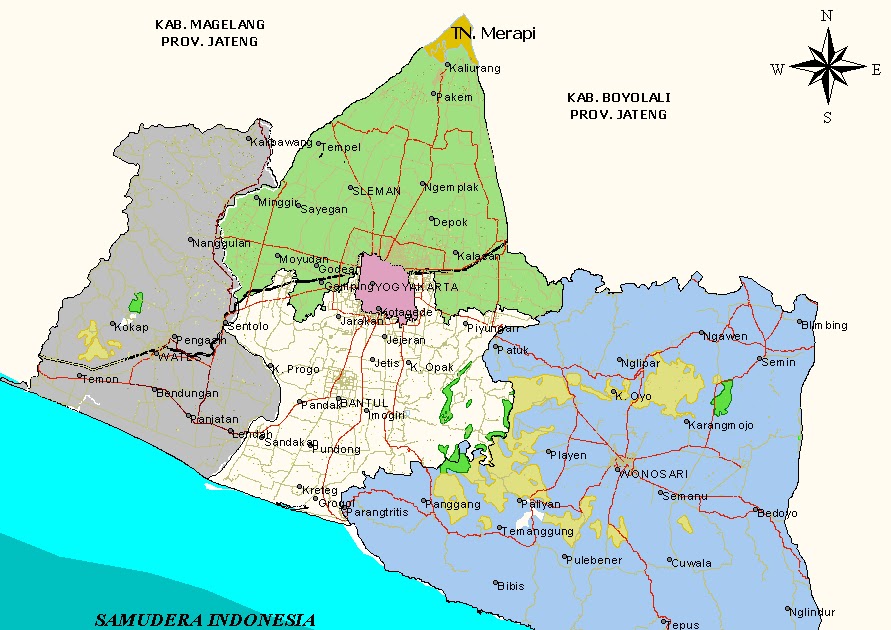 24+ Peta Kabupaten Sleman Yogyakarta Gif