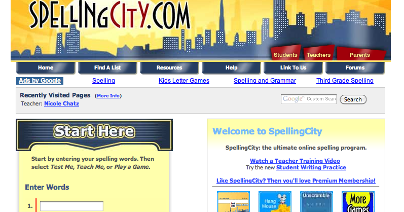 Spellingcity - Primary Teaching Resources