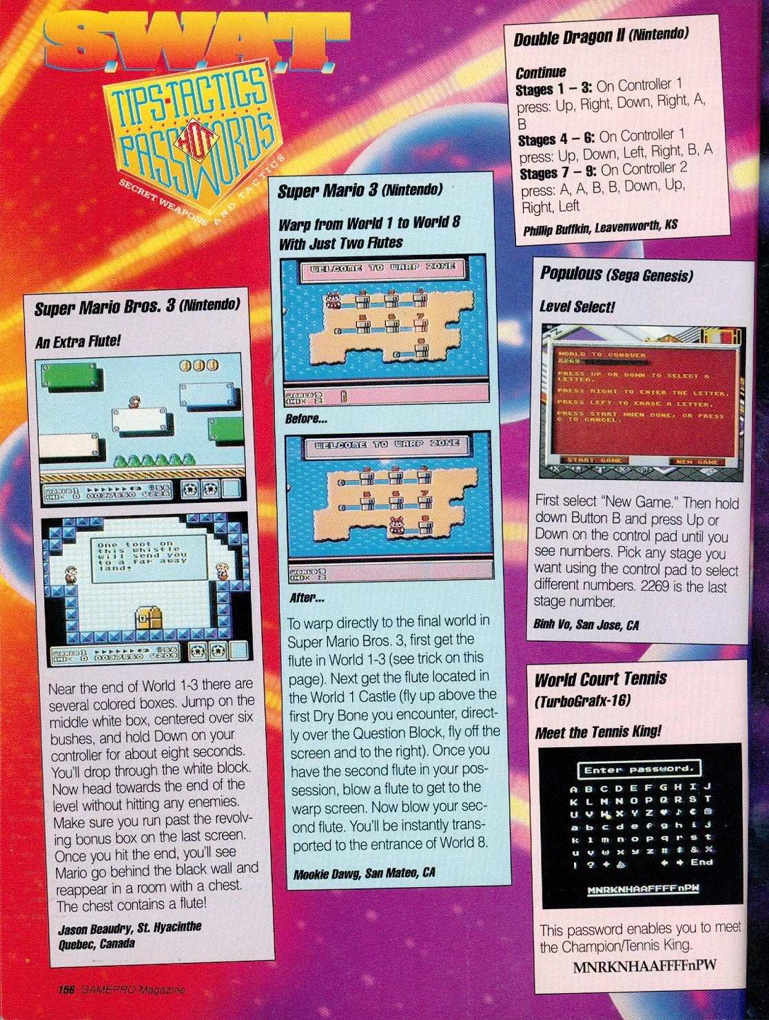 Retro Cheat Page 002: Super Mario Bros 3 Cheats! ~ Retro Gaming Life