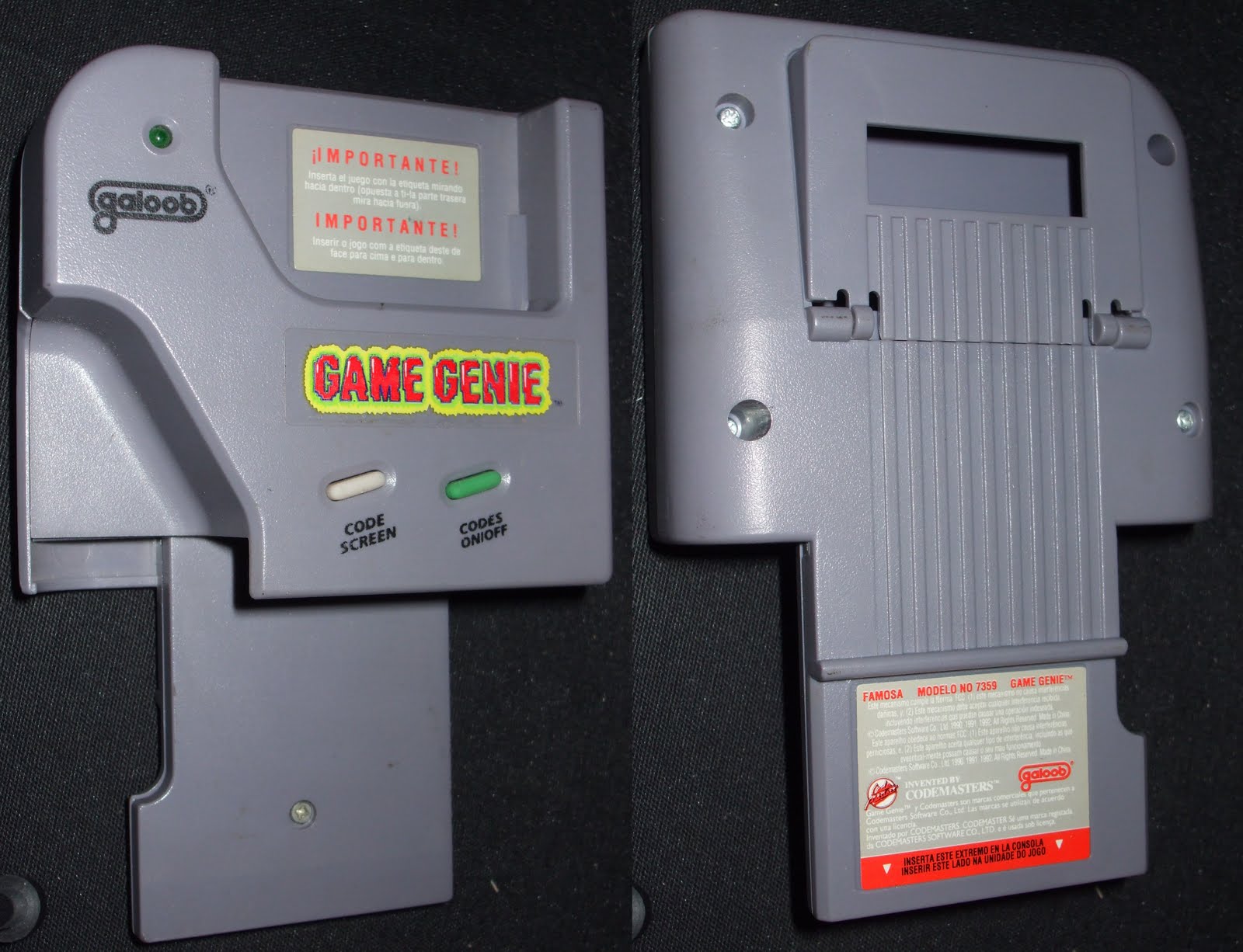 Game Fudge: Secret Weapons - Gameboy Game Genie