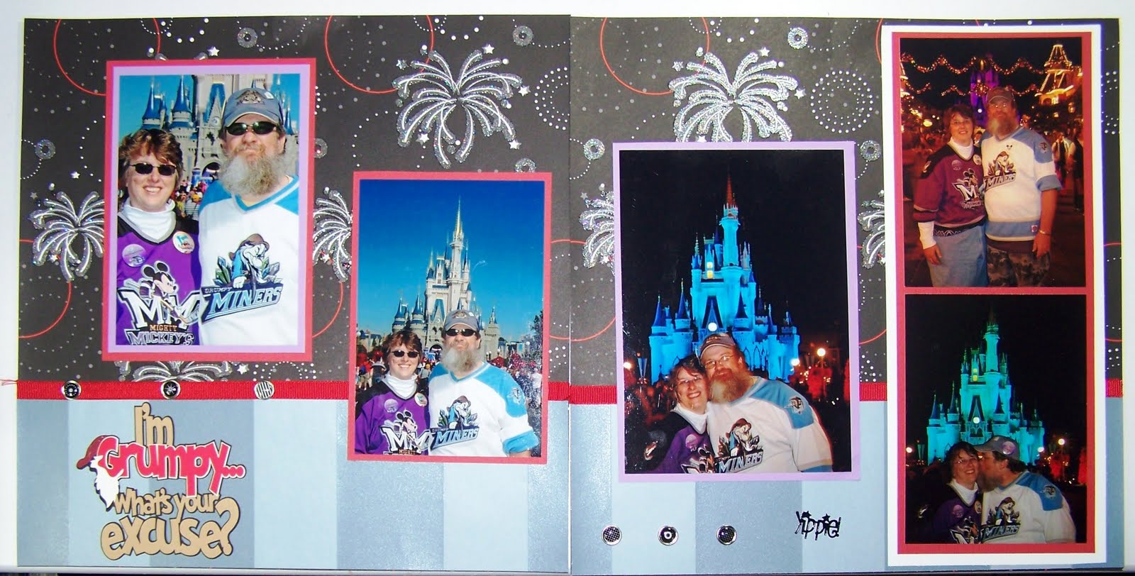 A few more pages of the Disney Scrapbook ~ Busy with the Cricky