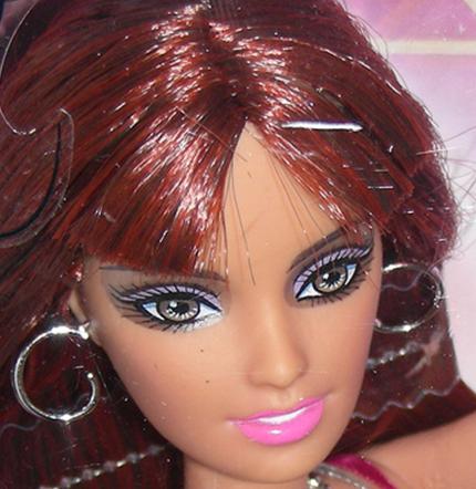 Catalogo de Barbie Online: Barbie Roberta Pardo 2008, pink label.