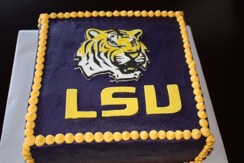 LSU TIGERS on Pinterest | Groom Cake, Football and Football Cakes