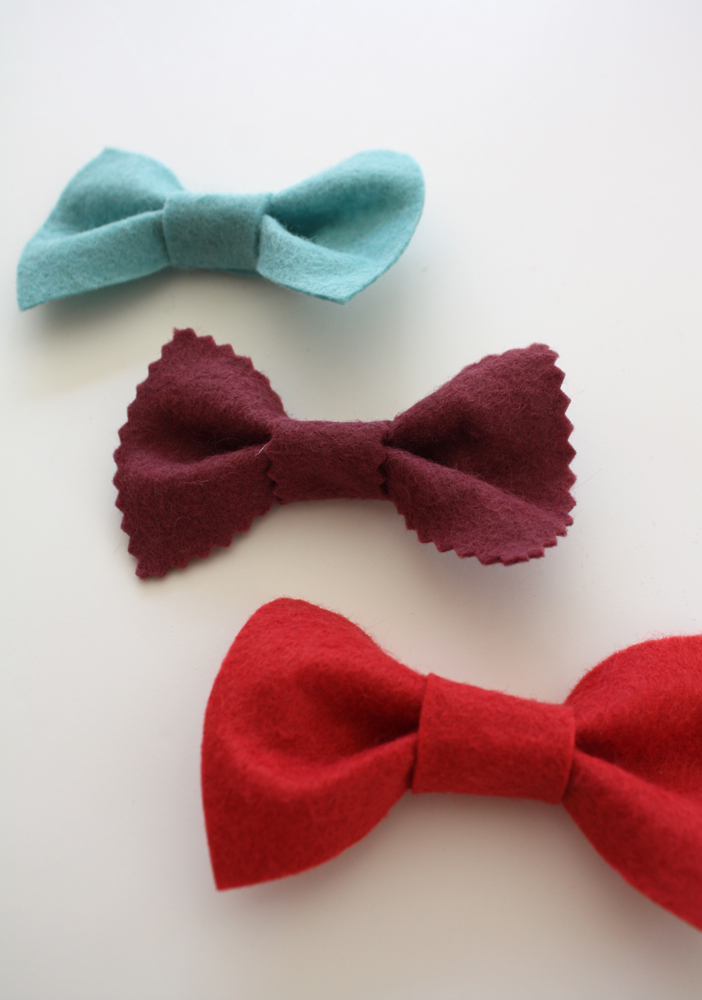 simple felt bow tutorial
