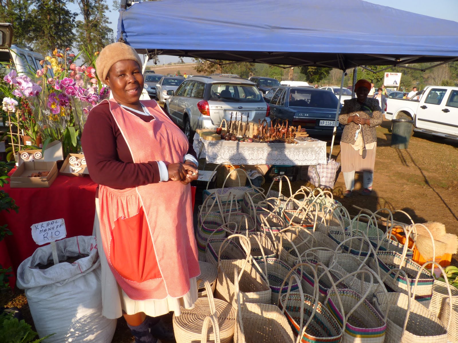 fine linen and purple: Shongweni Farmers Market, South Africa