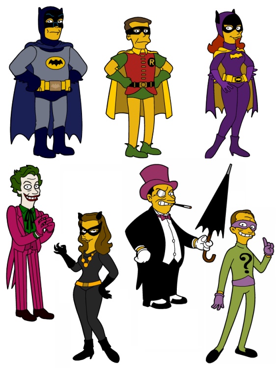 @fter-studio: Los Simpsons y los superheroes