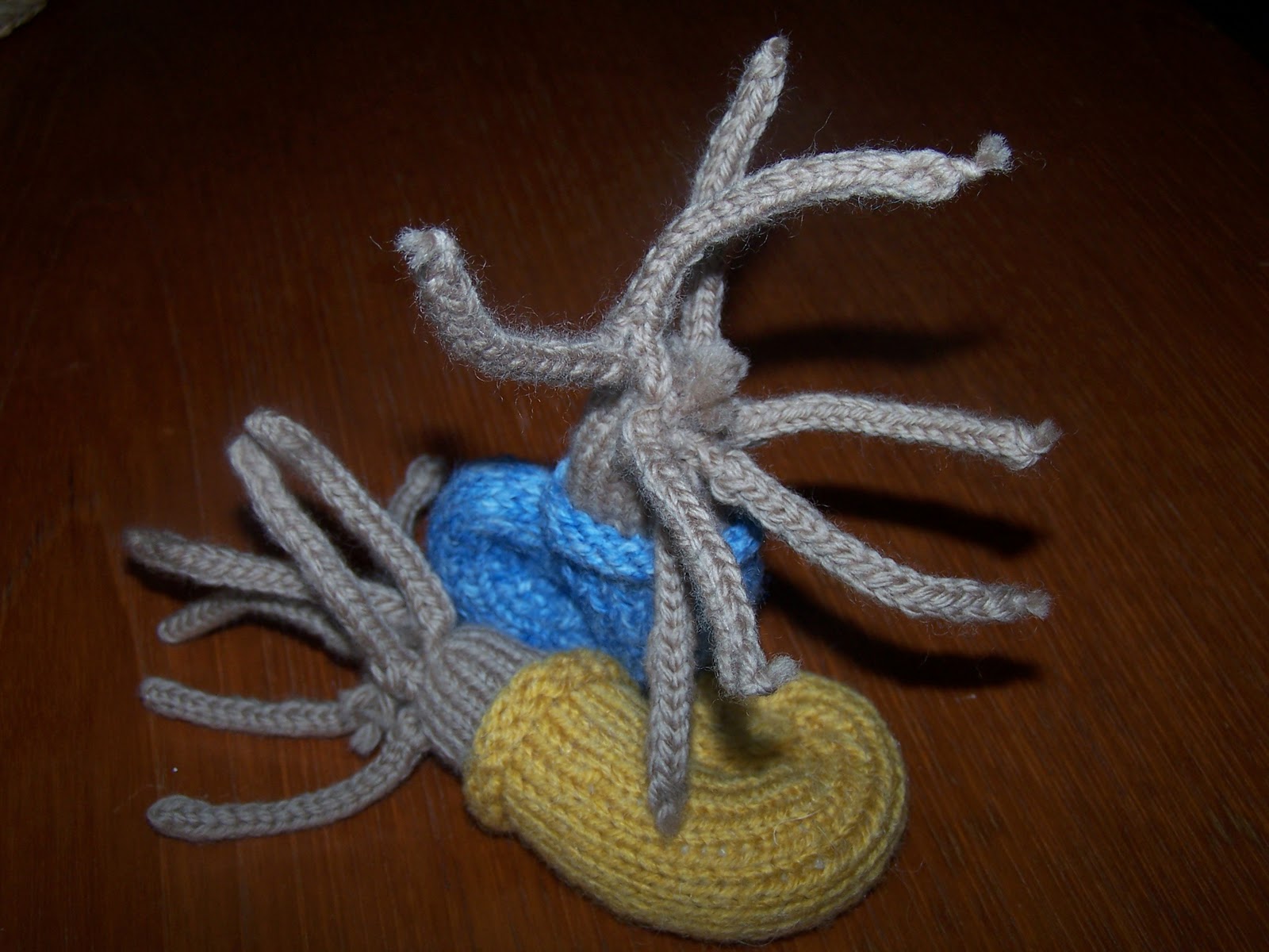 Knitwittering: Blue Floyd, Nautiloid