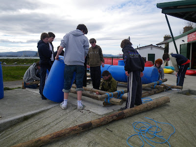 5th Port Dollymount Sea Scouts: Raft Building