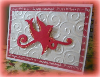 A New Creation: Christmas Cards using Cuttlebug