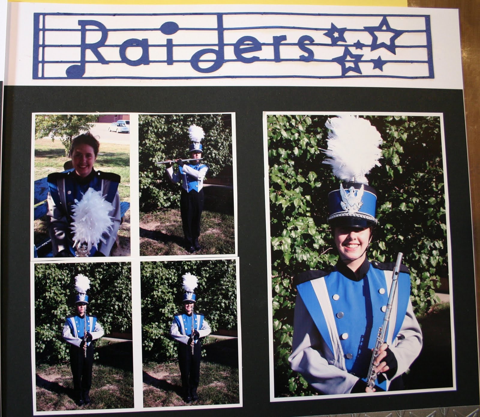 Life Creative with Carol: Marching band layout