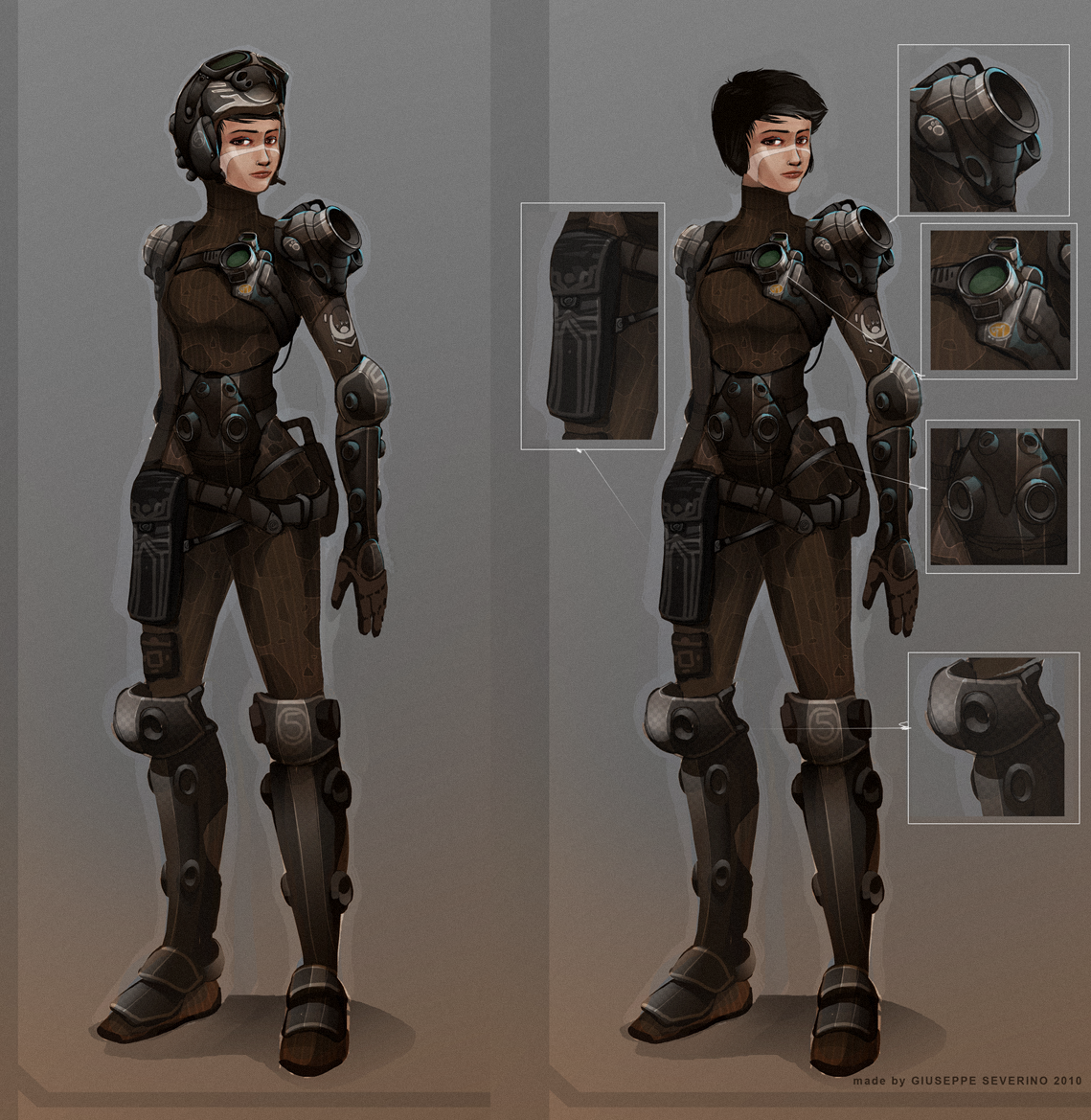 CartoonBox : : GS: Mech Pilot - character design