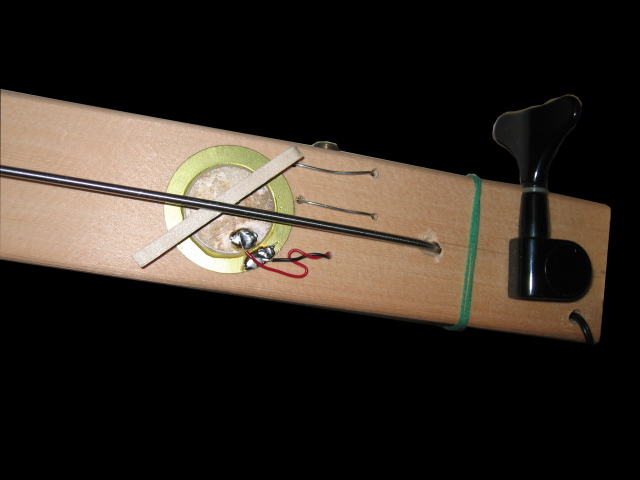 Today's something: Today's Homebrew 1 string stick bass