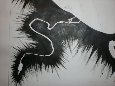 Eric's Art Page: Negative Space Still Life - College