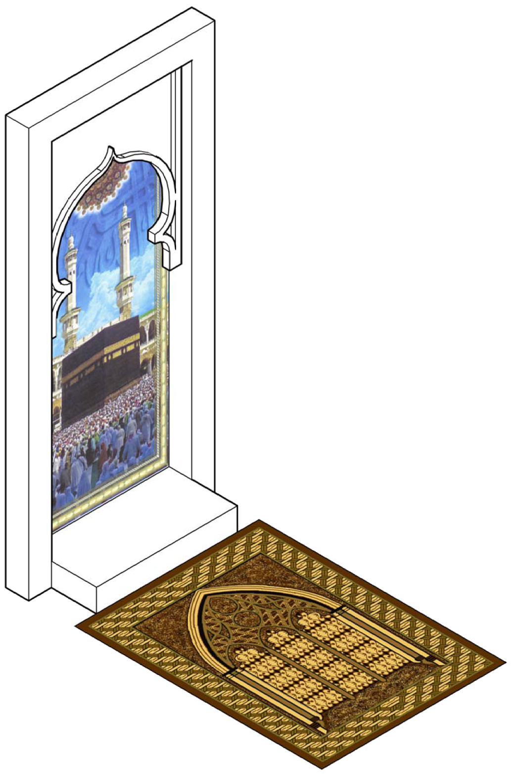 Simple Mihrab: Material & Spesifikasi