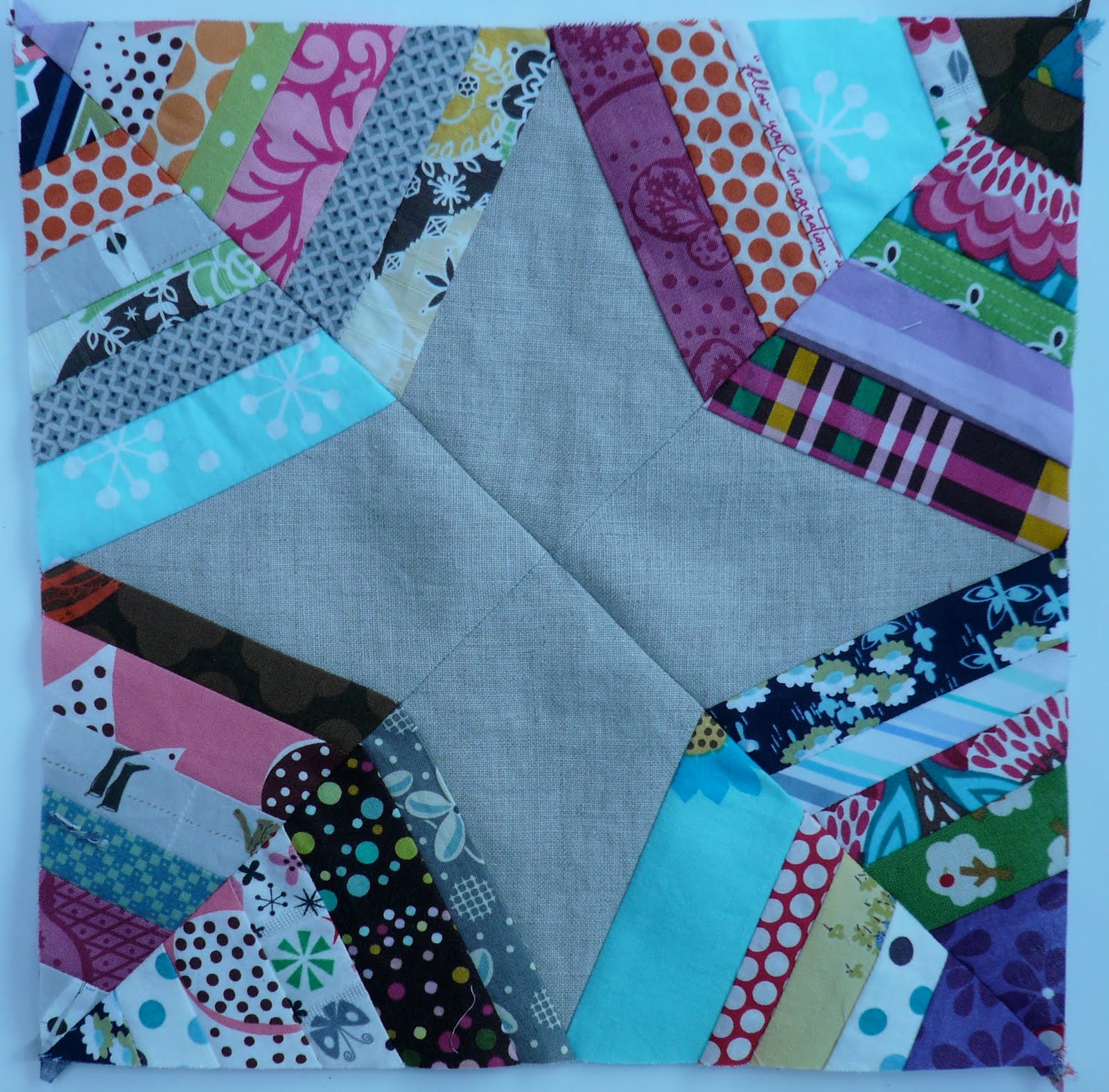 verykerryberry: Spider web quilt block