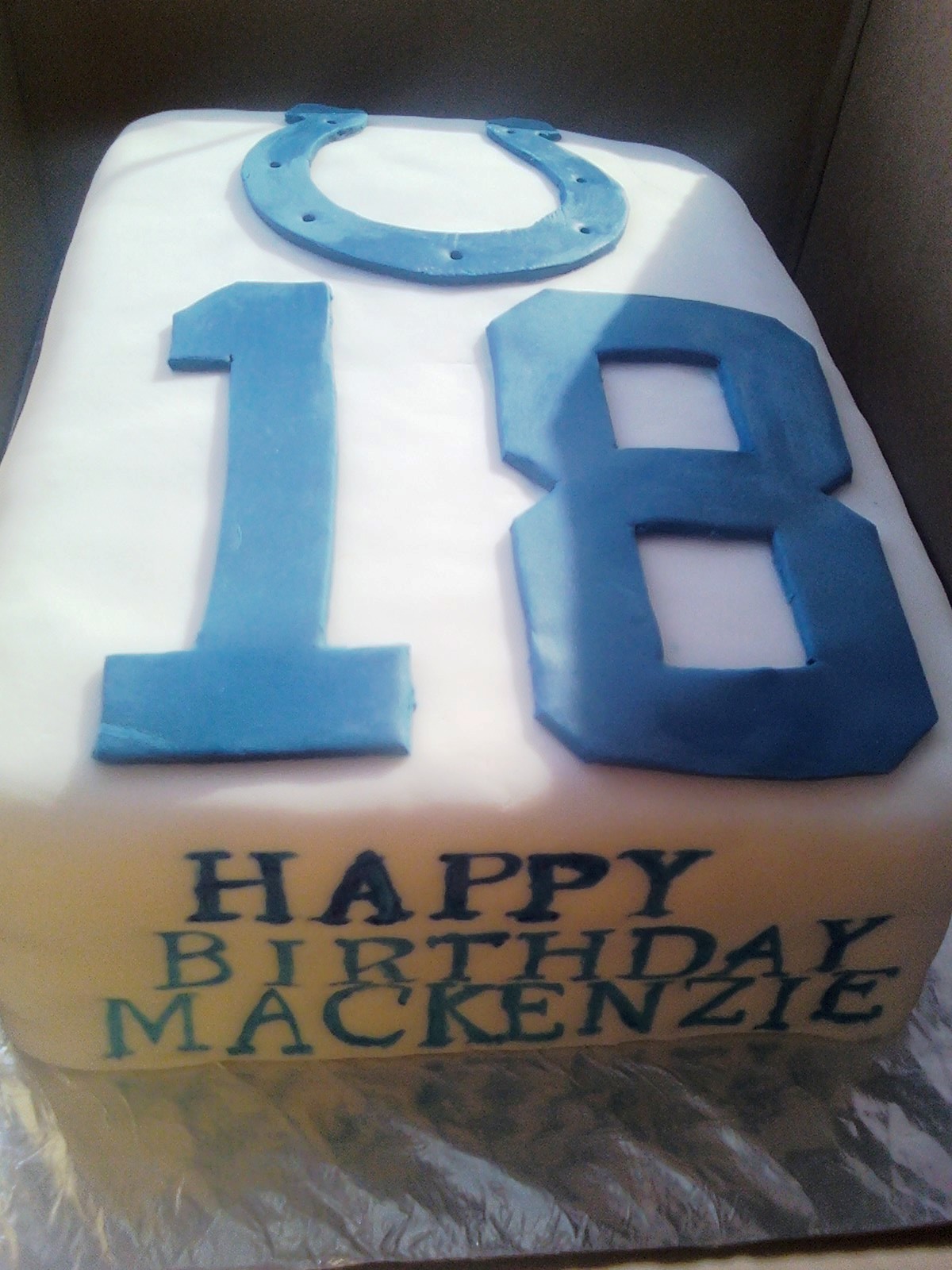 Sarah's Cake Haven: Indianapolis Colts