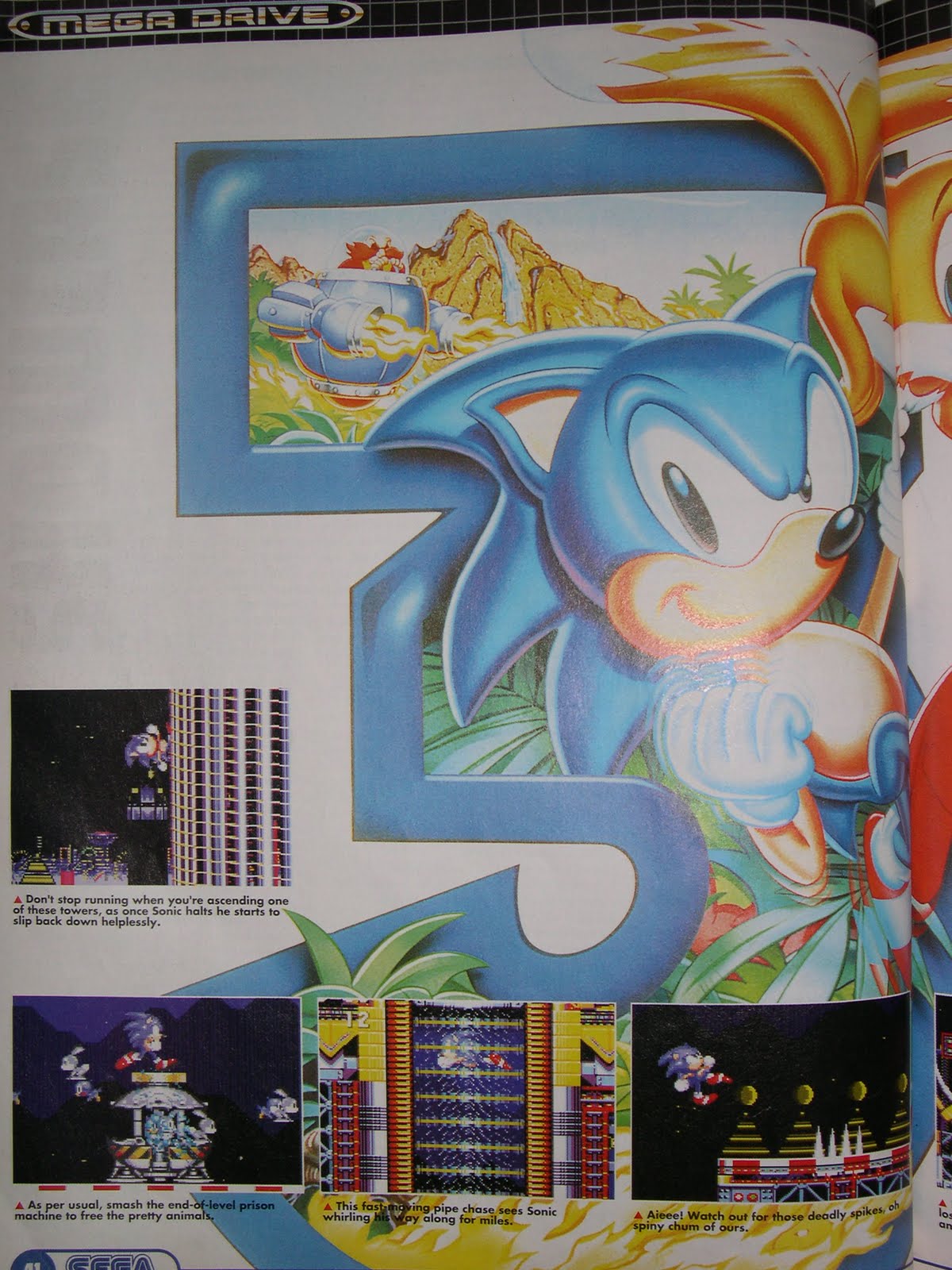 Sega Ages: UK Official Sega Magazine #2 February 1994 Sonic 3 Showcase ...