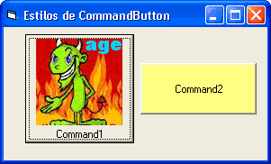 programacion (orientada a objetos): CommandButton - Botones de comando