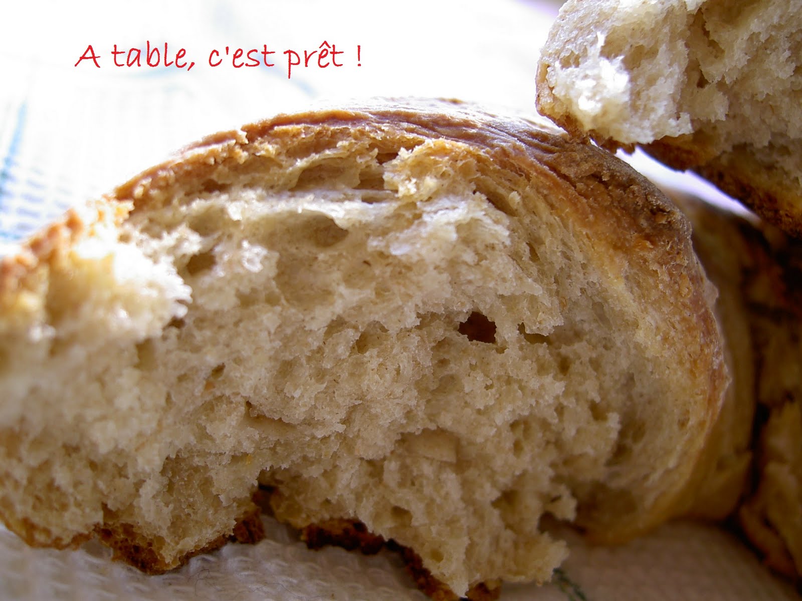 à table, c'est prêt !: Pain tordu au yaourt et au levain Kayser