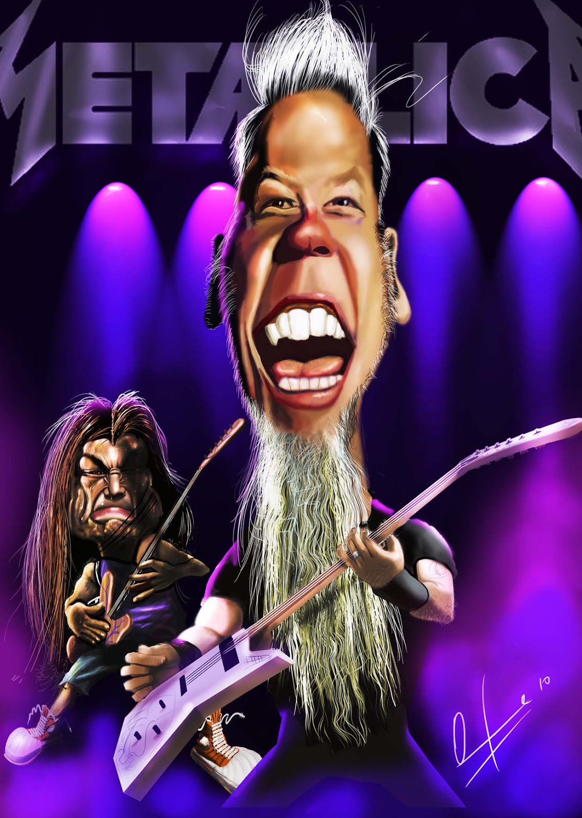 Caricaturas & Cartoons by Onofre Alarcón: METALLICA