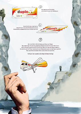 Papierblumen falten: Anleitung für Duplo Schmetterling