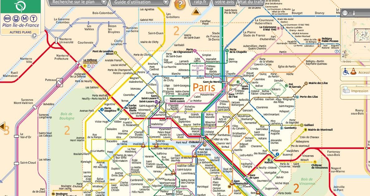 sohcool: Public transport in Paris (Ile de France)
