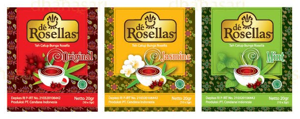 ♥ design with love ♥: "de Rosellas" teh bunga merah rosella