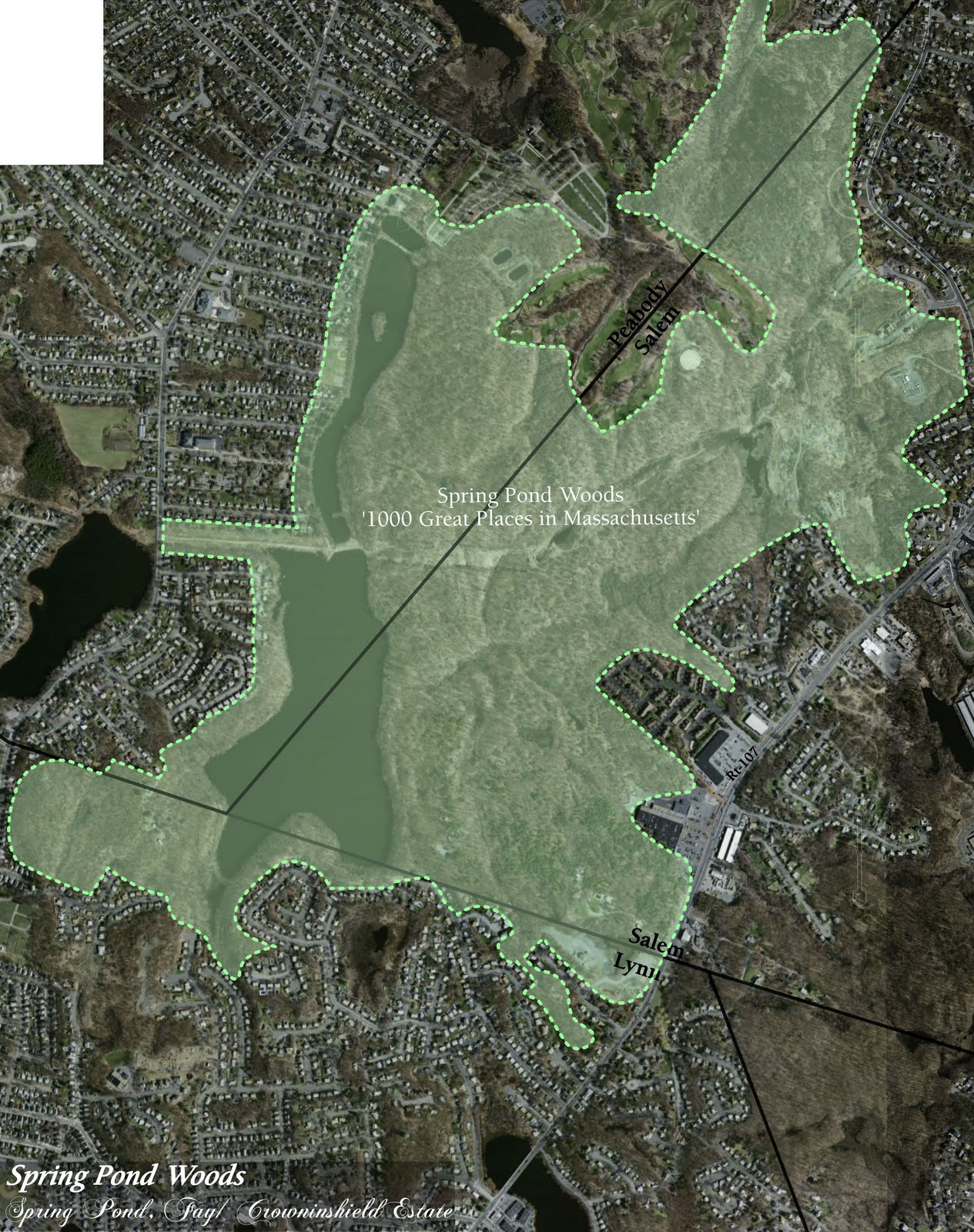 Spring Pond Woods: Maps