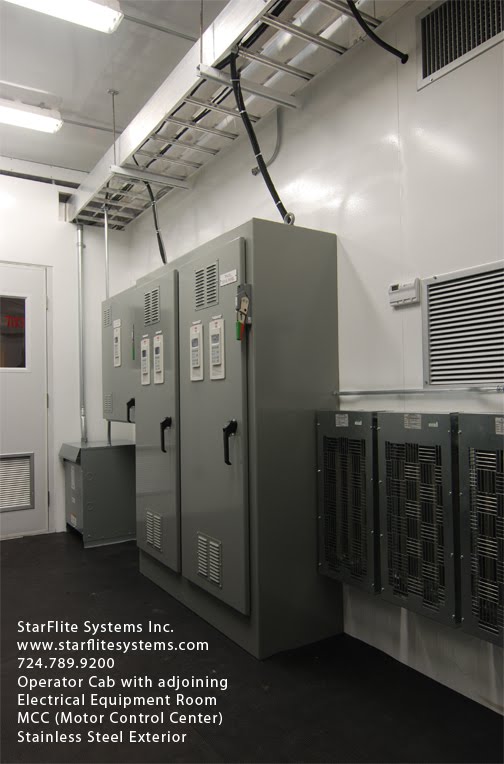 StarFlite Systems: MCC Room and Control Cab/Control Room - Stainless Steel