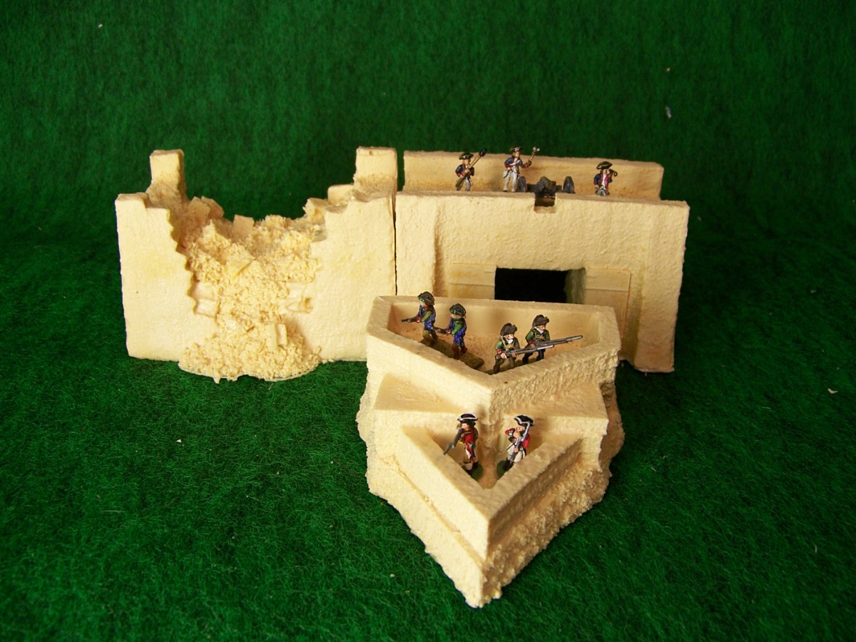 Din of Battle: 15mm Vauban Fortress from Stone Mountain Miniatures