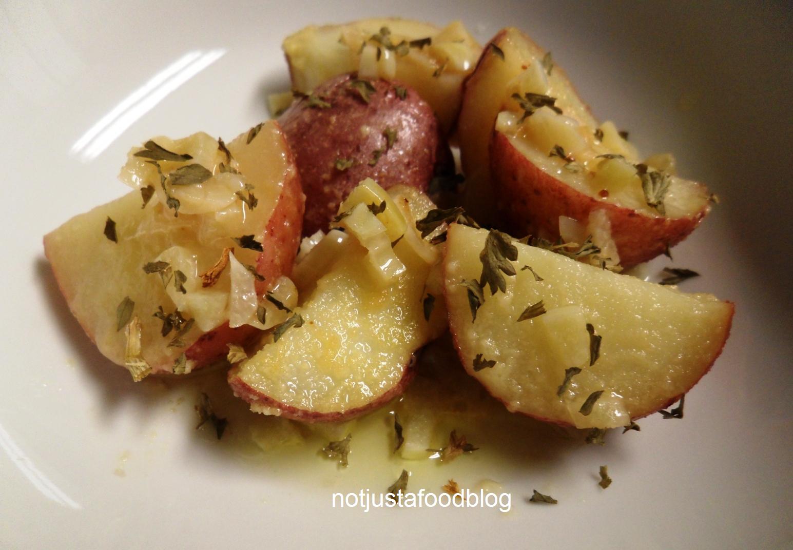 Herb and Buttered Red Potatoes | Not Just A Food Blog