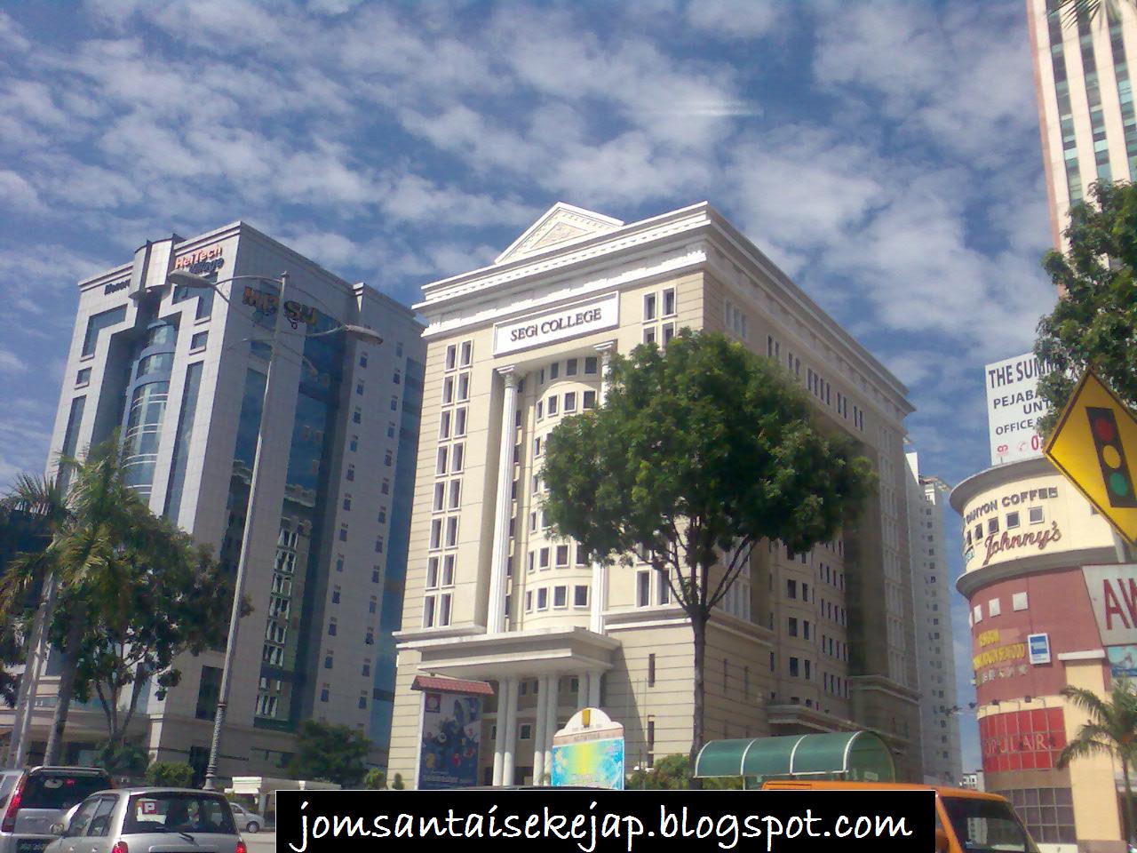 JOMSANTAISEKEJAP: SEGI COLLEGE USJ SUBANG JAYA